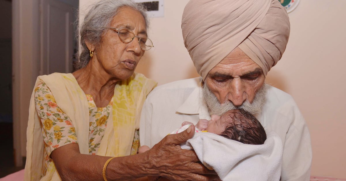 Woman in India Gives Birth to First Child at 72 | PS Family