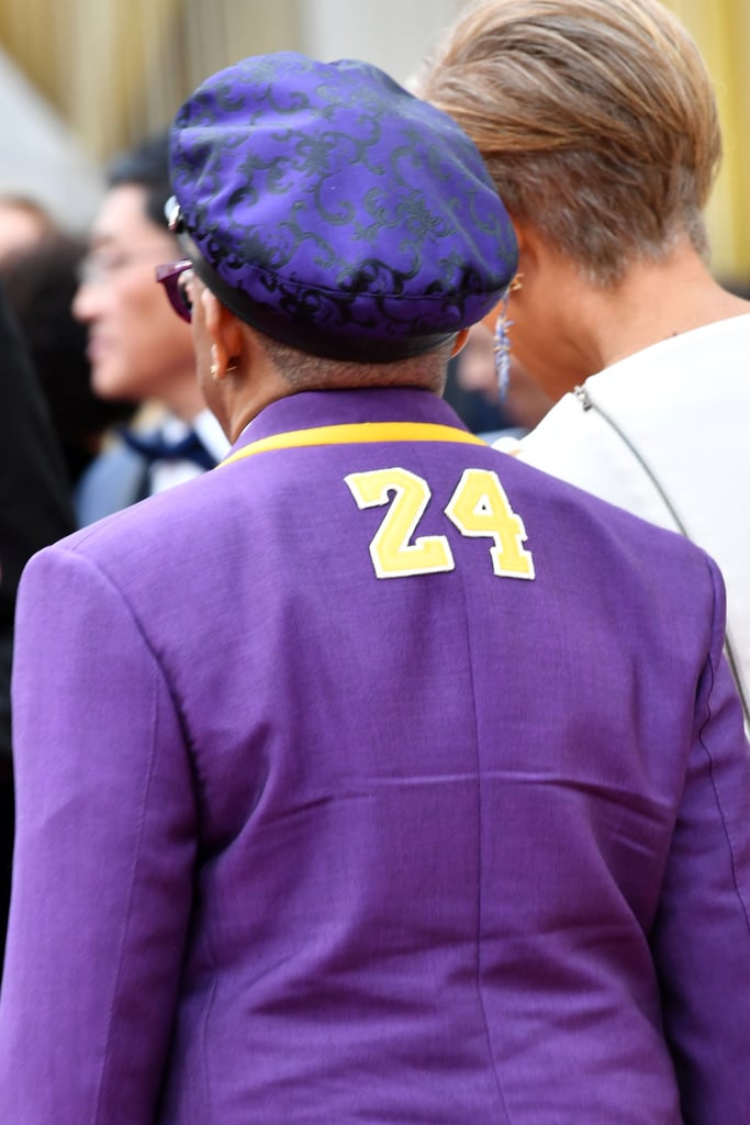 Spike Lee's Suit Honored Kobe Bryant at the Oscars | POPSUGAR Fashion