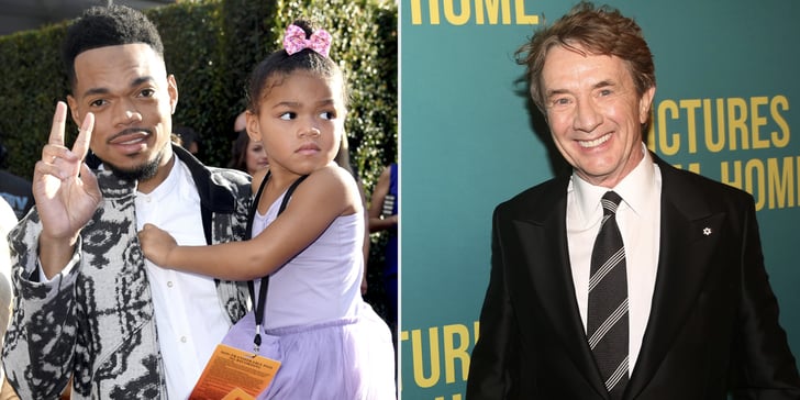 Martin Short Gave Up Plane Seat For Chance the Rapper | POPSUGAR Celebrity