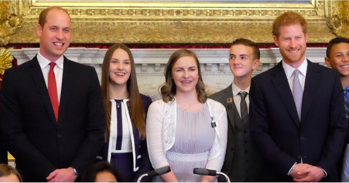 William and Harry at Princess Diana Awards 2017 | POPSUGAR Celebrity