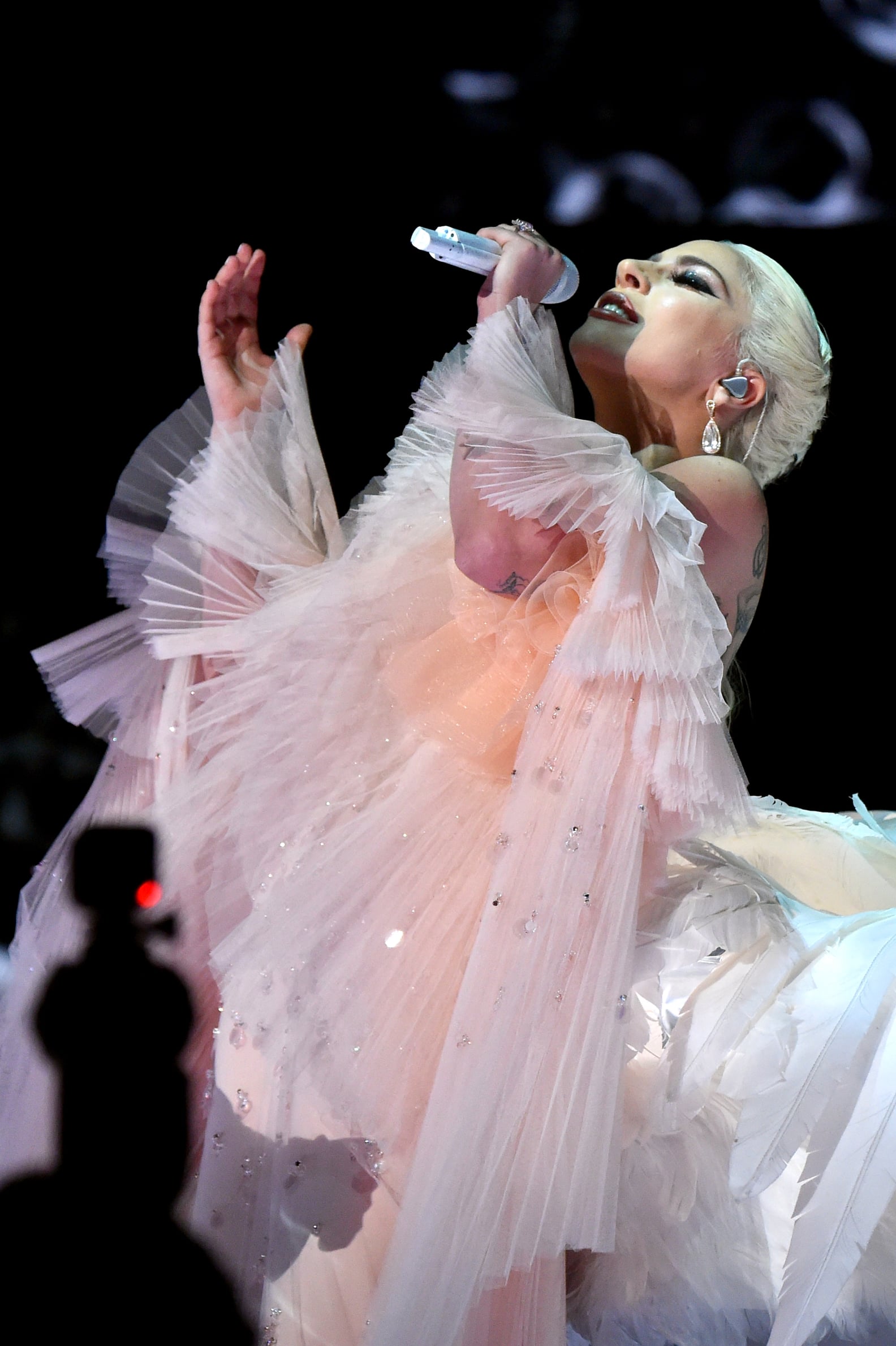 Lady Gaga's Pink Performance Dress at the Grammys 2018 | PS Fashion