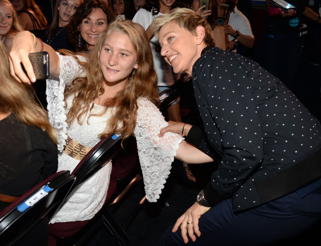 Ellen DeGeneres and Portia de Rossi Teen Choice Awards 2015 | POPSUGAR ...