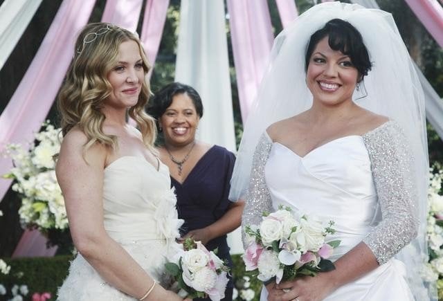 Callie and Arizona | Best Grey's Anatomy Weddings | POPSUGAR ...