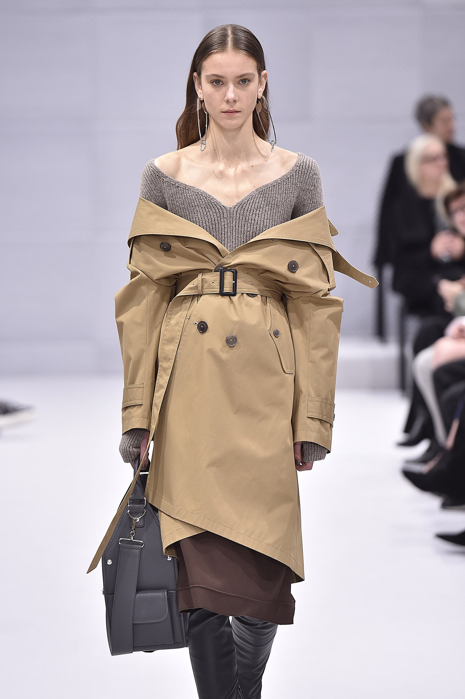 How to Wear Your Coat Off the Shoulder | PS Fashion