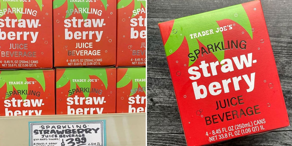 Trader Joe's Is Selling Sparkling Strawberry Juice For $4 | POPSUGAR Food