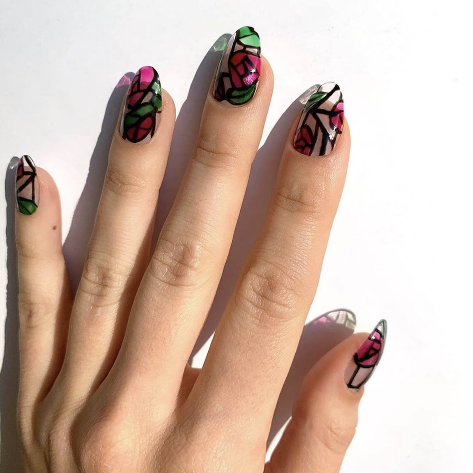 Stained-Glass Nail Art Trend | 2020 | PS Beauty