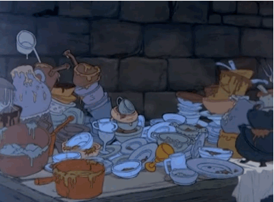 Imagining what your kitchen would look like if the dishes cleaned ...