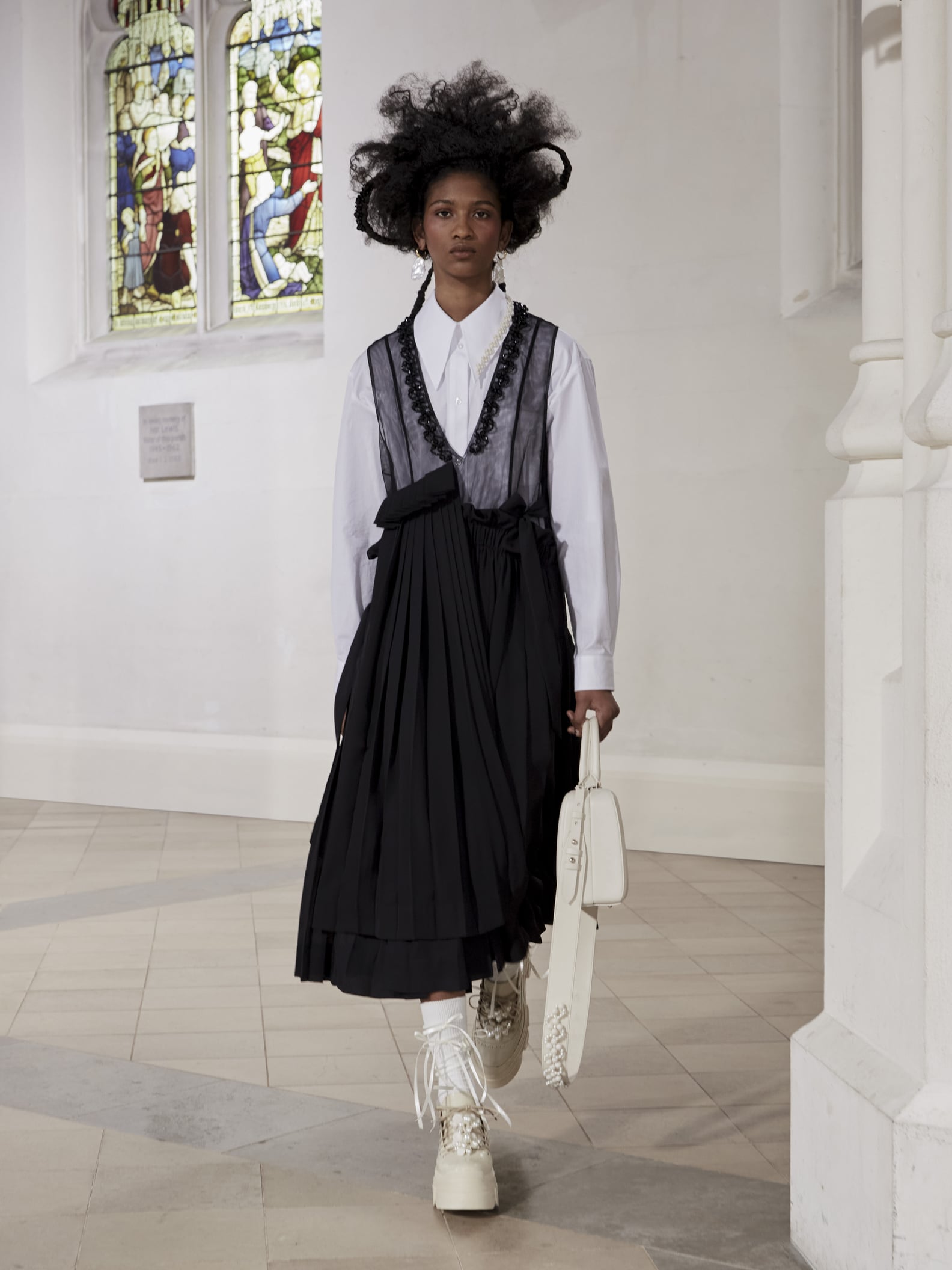 Simone Rocha Fall 2021 Features Patchwork and Regencycore | PS Fashion