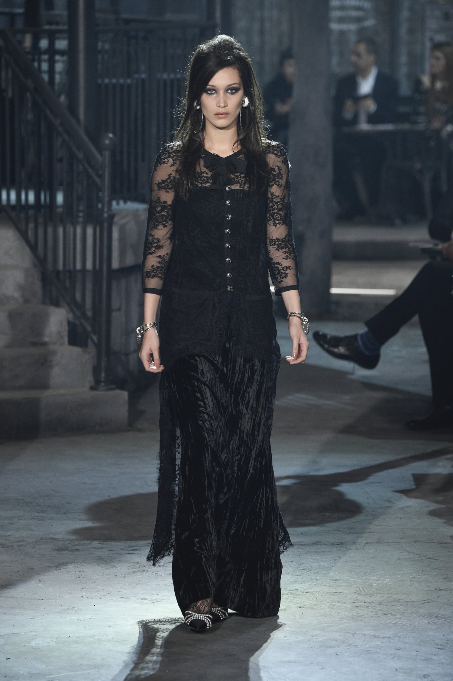 Bella Hadid Chanel Runway Debut | POPSUGAR Fashion