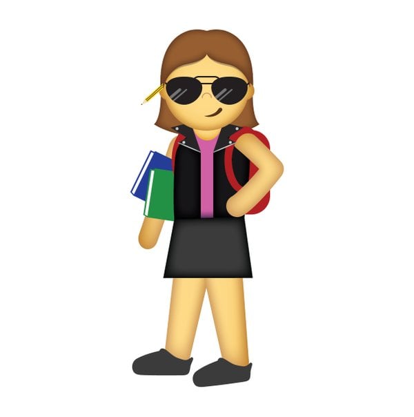 We go to school and look great doing it. | New Emoji For Women ...