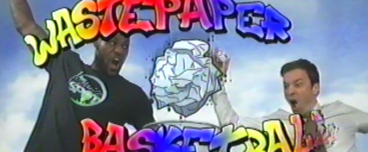 Jimmy Fallon and Lebron James "Wastepaper Basketball" | POPSUGAR ...