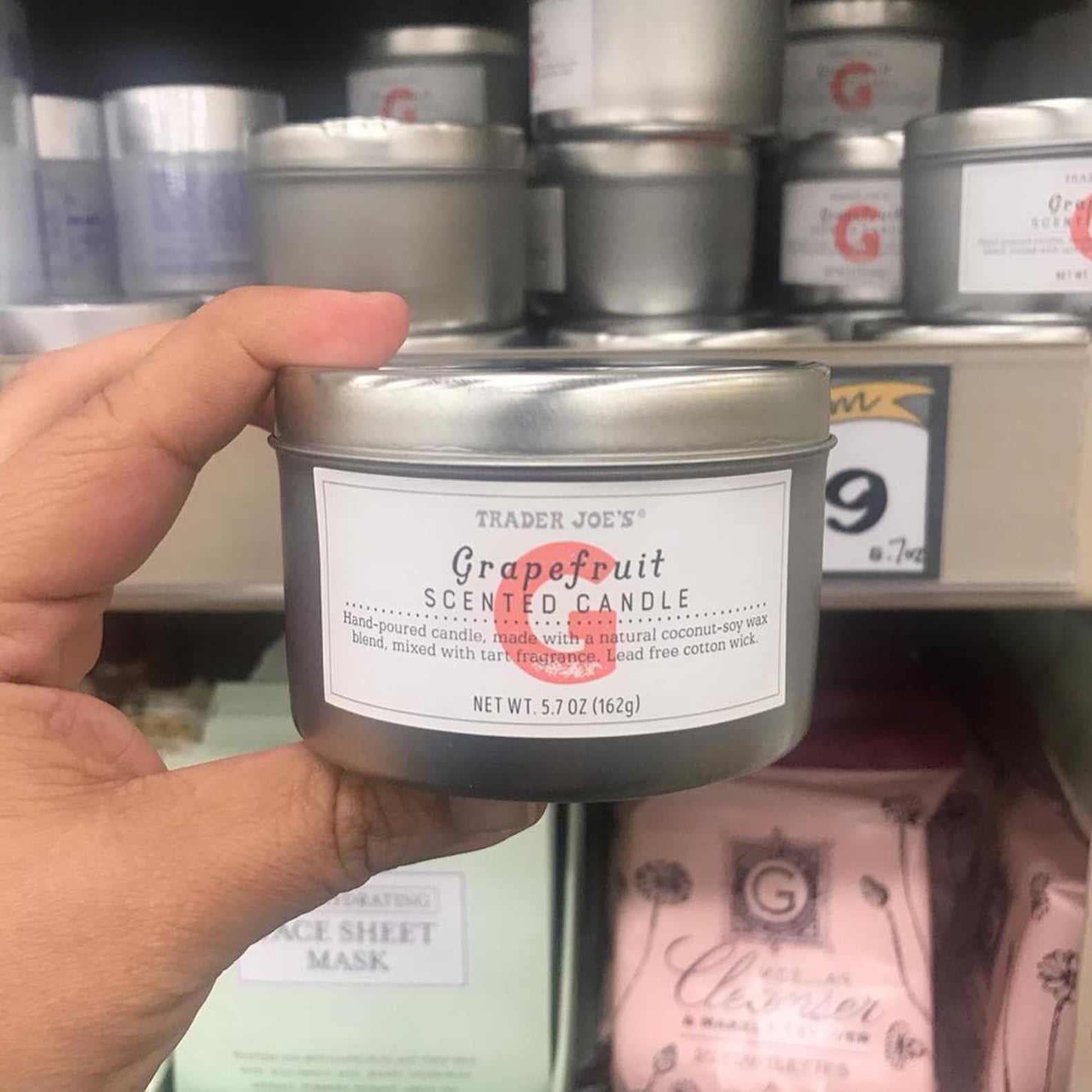 Trader Joe's Grapefruit Candles April 2019 | PS Home