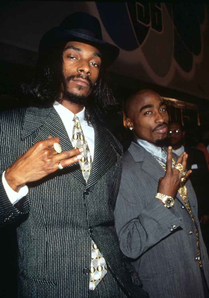 Snoop and Tupac threw up their West Coast hand signs on Sept ...