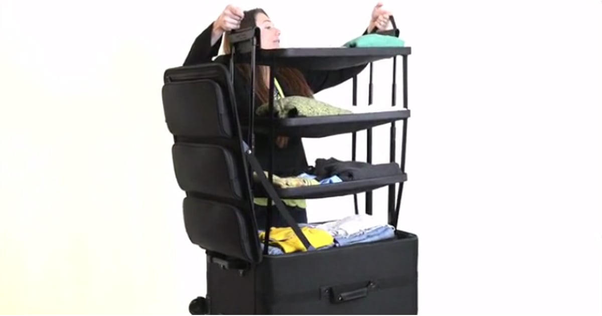 ShelfPack Suitcase With Shelves | POPSUGAR Smart Living