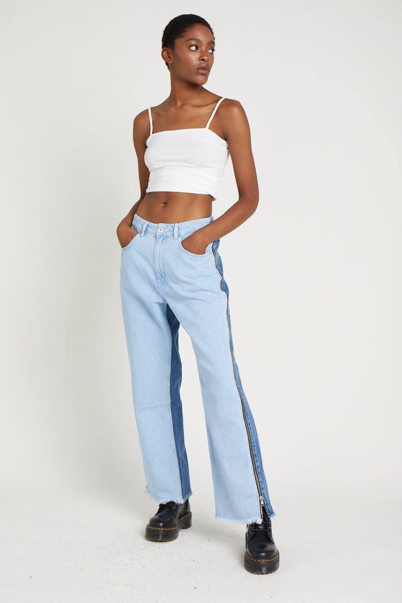 The Best Two-Tone and Patchwork Jeans 2021 | PS UK Style