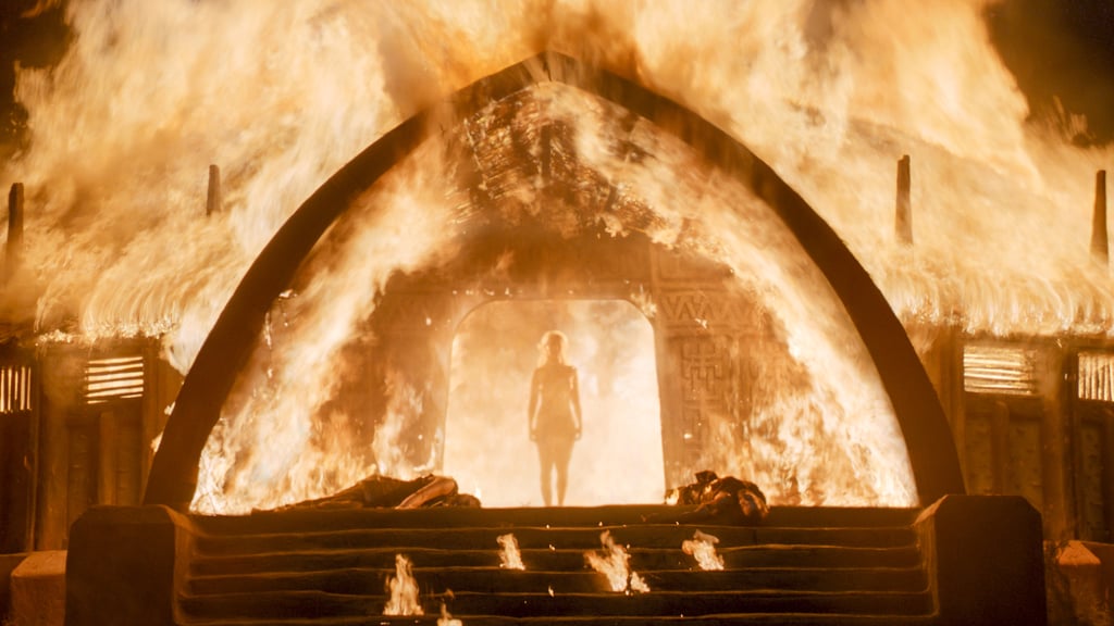 Reactions to Daenerys Walking Through Fire Game of Thrones | POPSUGAR ...