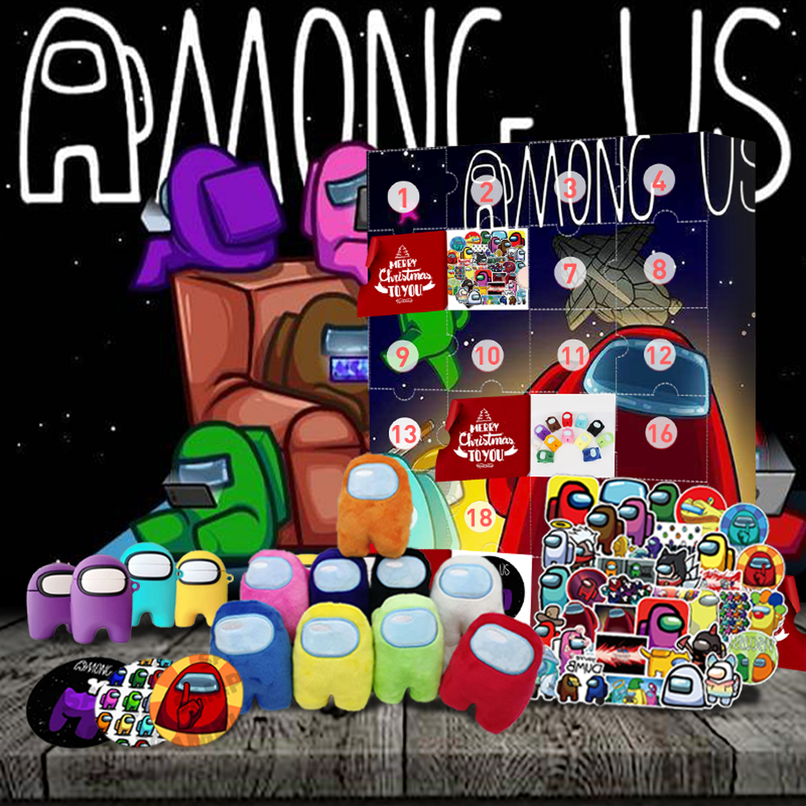 This Among Us Advent Calendar Contains Tons of Fun Prizes | PS Smart Living