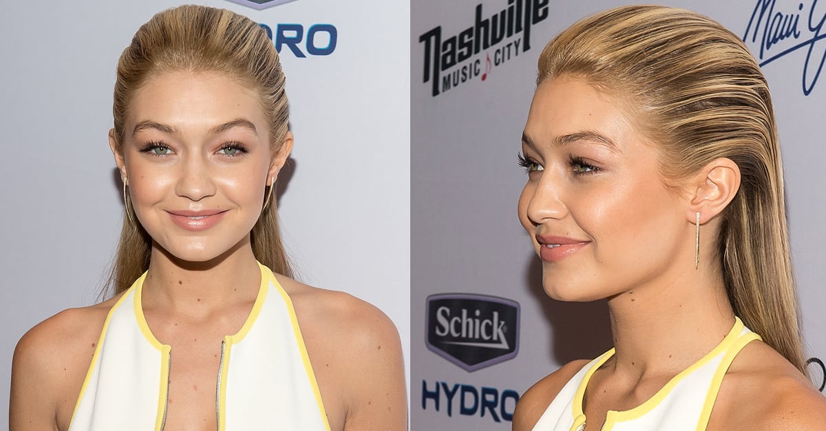 Gigi Hadid’s Slicked-Back Hair DIY | POPSUGAR Beauty