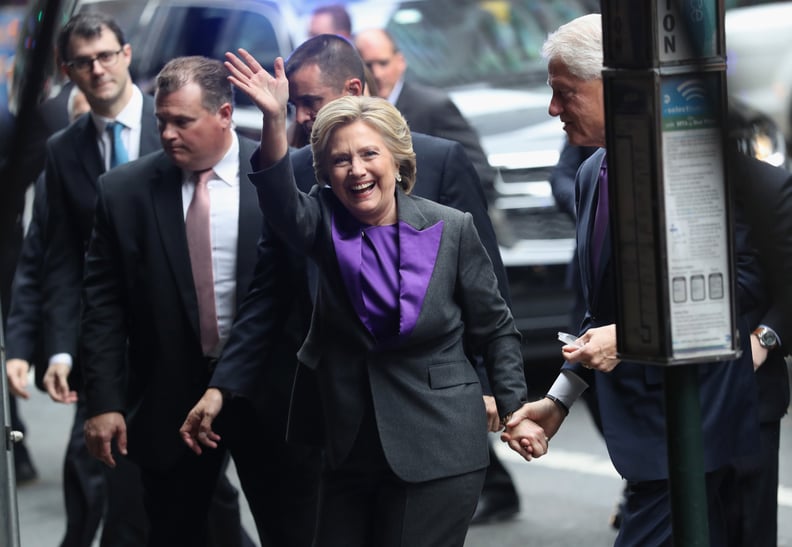 Hillary Clinton's Purple Blazer at Concession Speech 2016 | PS Fashion