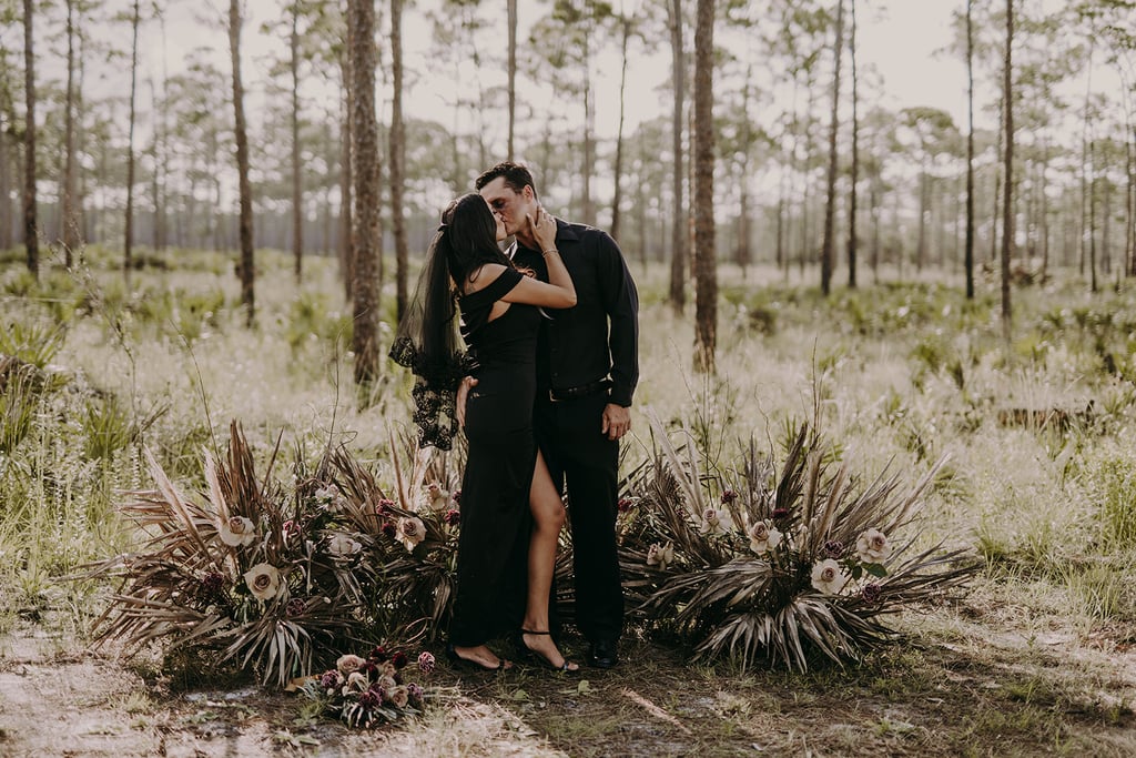 Witch-Inspired Halloween Wedding Shoot | POPSUGAR Love & Sex