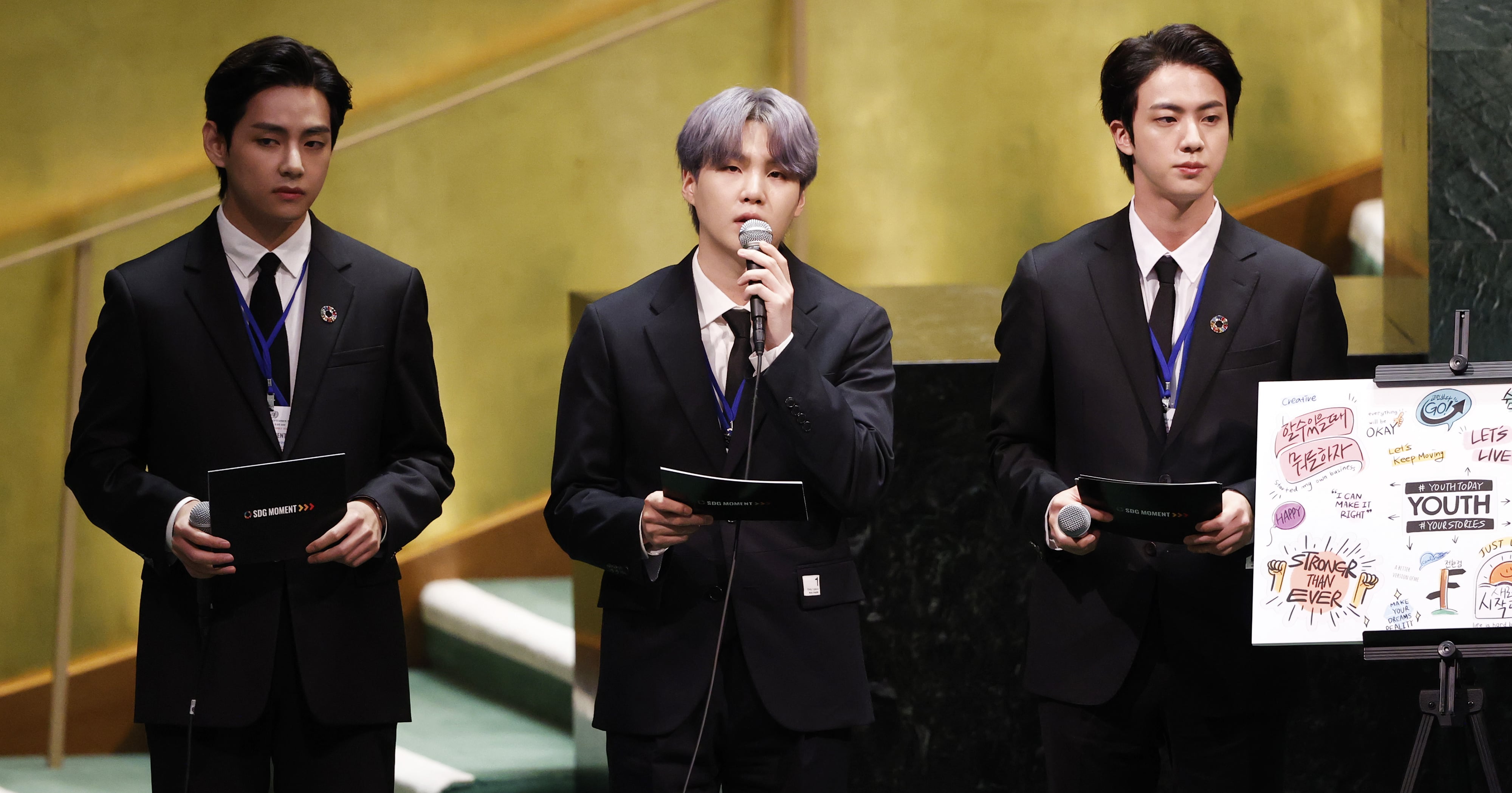 BTS Speak at the 2021 UN General Assembly Meeting | Video | PS Celebrity
