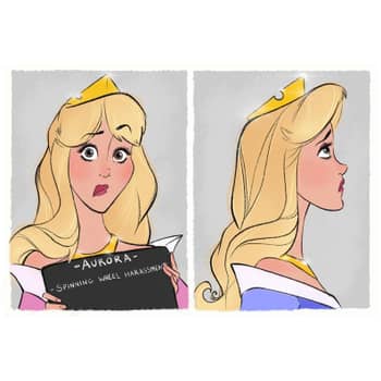 These Disney Princess Mugshot Drawings Are Pretty Dark | PS UK Smart Living
