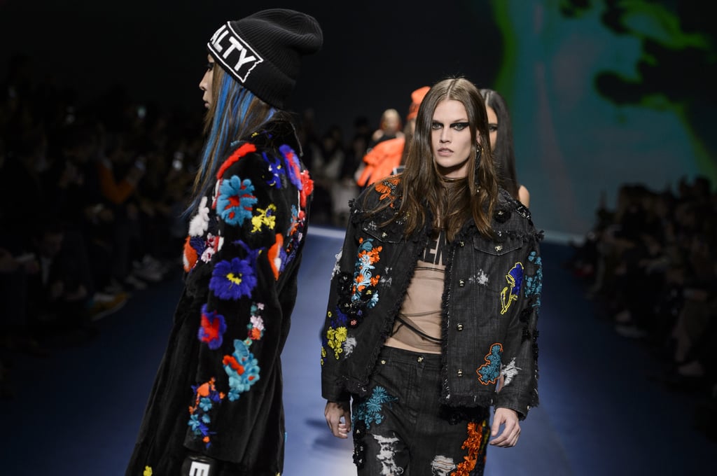Versace Fall 2017 Runway | POPSUGAR Fashion