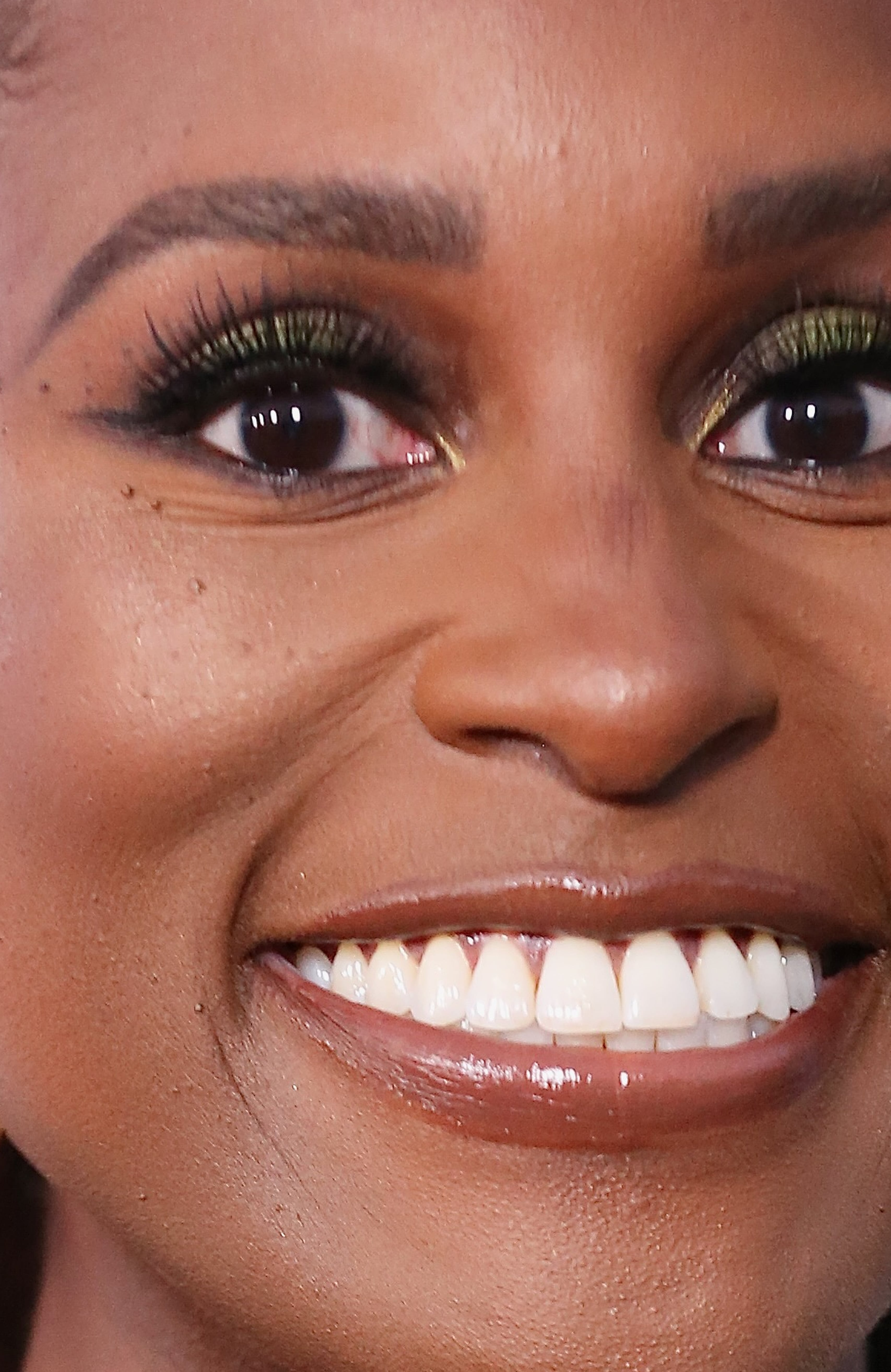 Issa Rae's Neon French Manicure | POPSUGAR Beauty