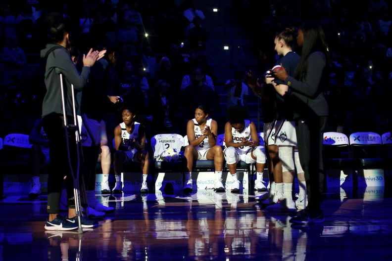 The UConn Huskies Honored Gianna Bryant With a Jersey | POPSUGAR Fitness