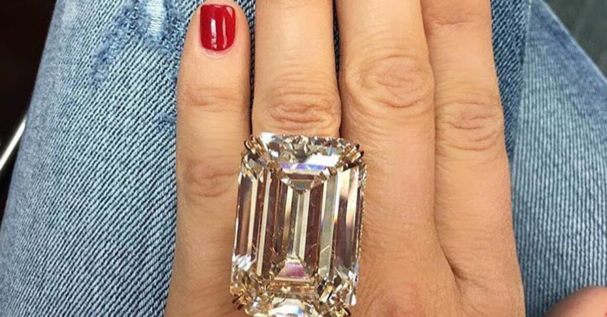 80-Carat Diamond Ring | POPSUGAR Fashion