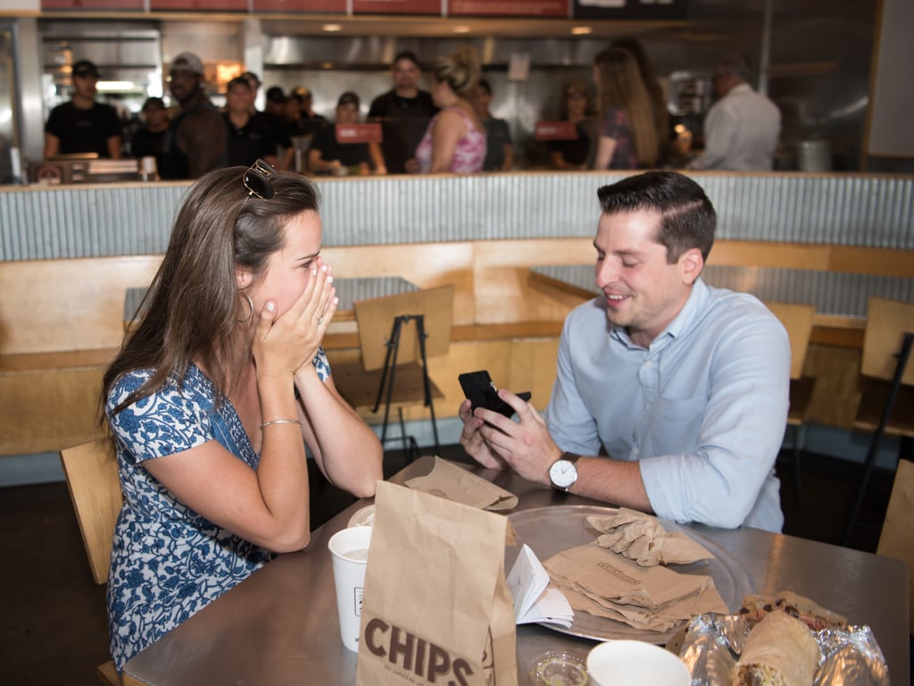 Chipotle Proposal Photos | POPSUGAR Family