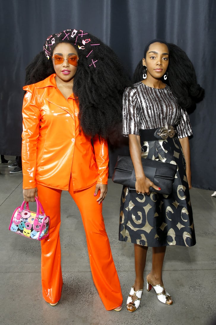 TK Wonder and Cipriana Quann | Celebrities in the Front Row at Fashion ...