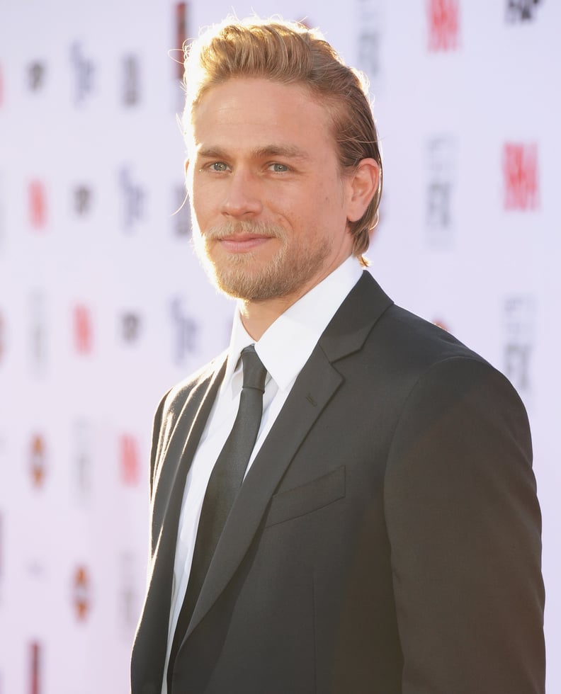 Charlie Hunnam Smirks | PS Celebrity