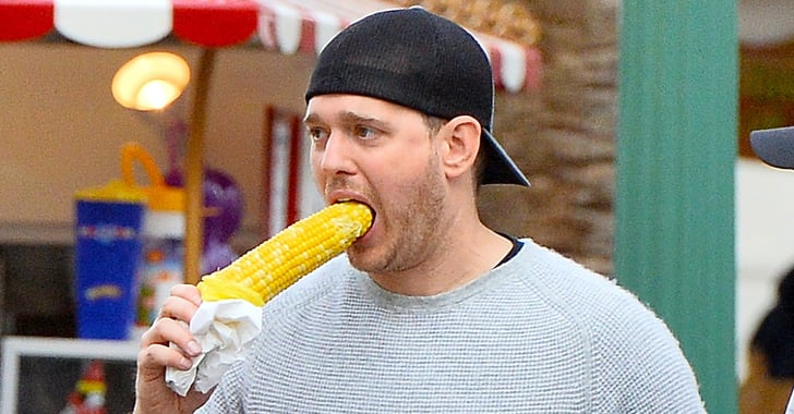 Michael Buble Eats Corn | POPSUGAR Food