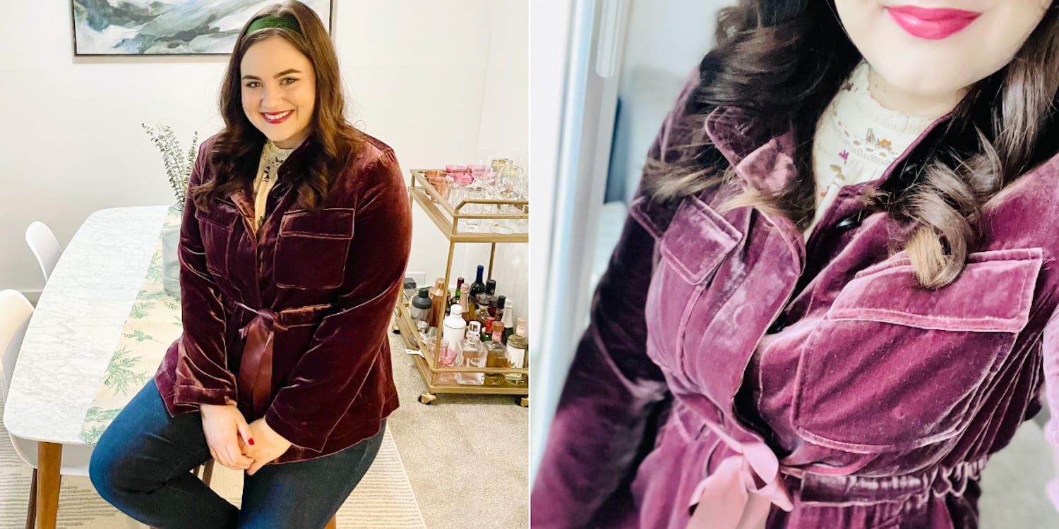 Loft Velvet Jacket Review | PS Fashion