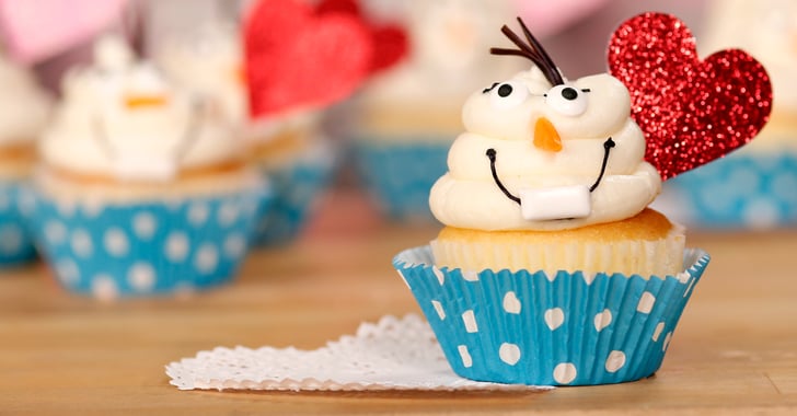 Frozen Olaf Valentine's Day Cupcakes | POPSUGAR Food