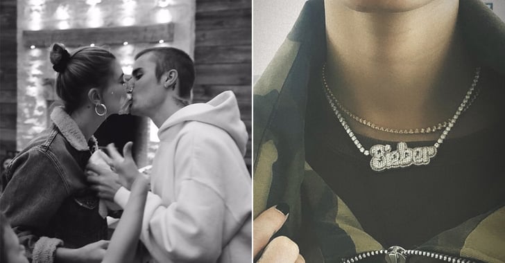 Hailey Baldwin's Bieber Necklace | POPSUGAR Fashion