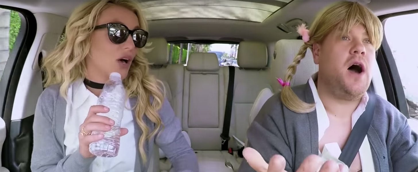 Britney Spears Carpool Karaoke Video 2016 | POPSUGAR Celebrity