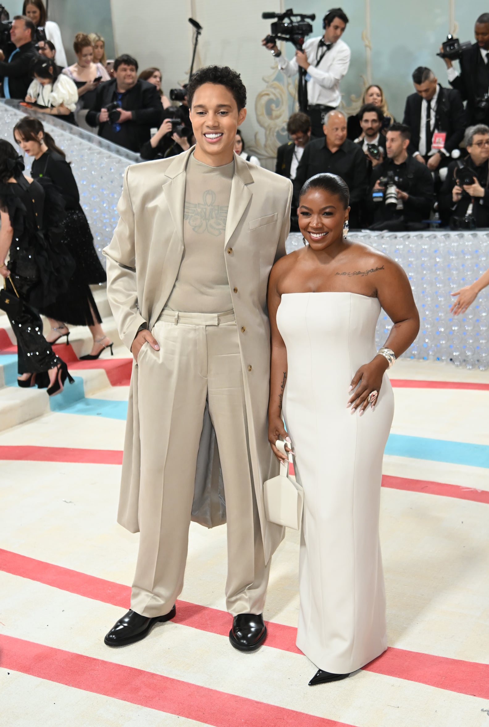 Brittney Griner and Wife Cherelle Attend Met Gala 2023 | PS Celebrity