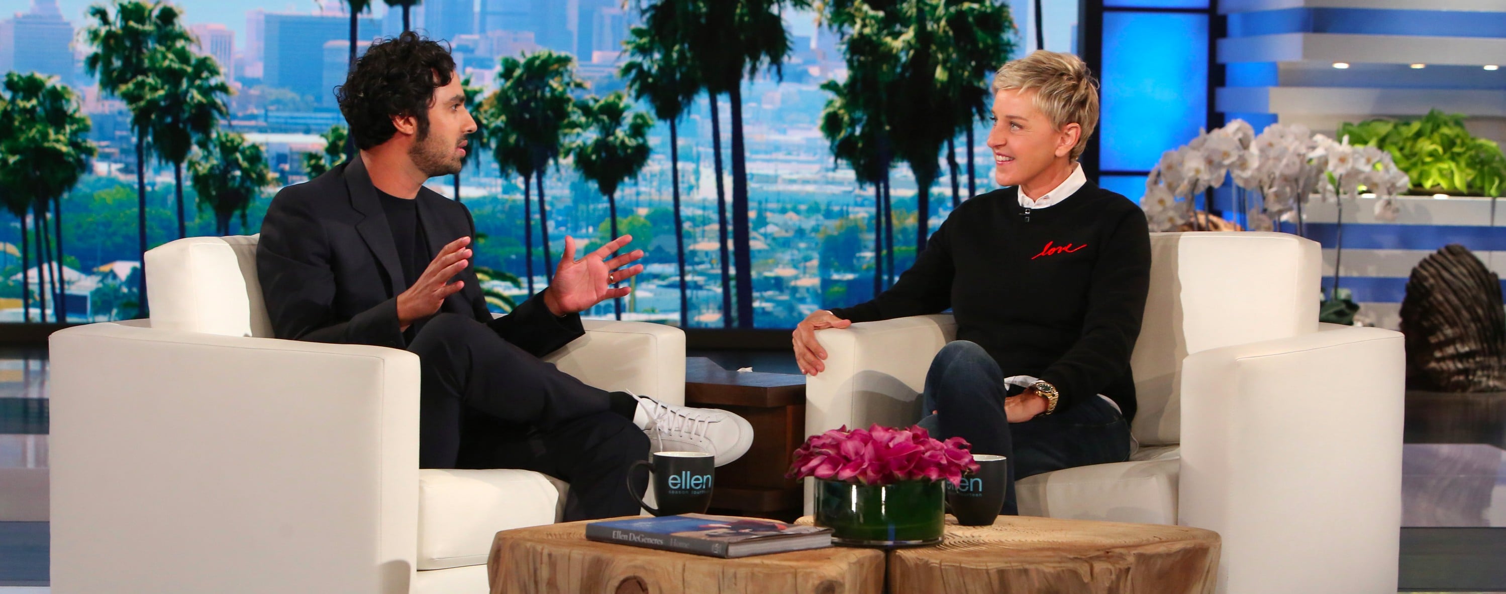 Kunal Nayyar on the Ellen DeGeneres Show April 2017 | POPSUGAR Celebrity