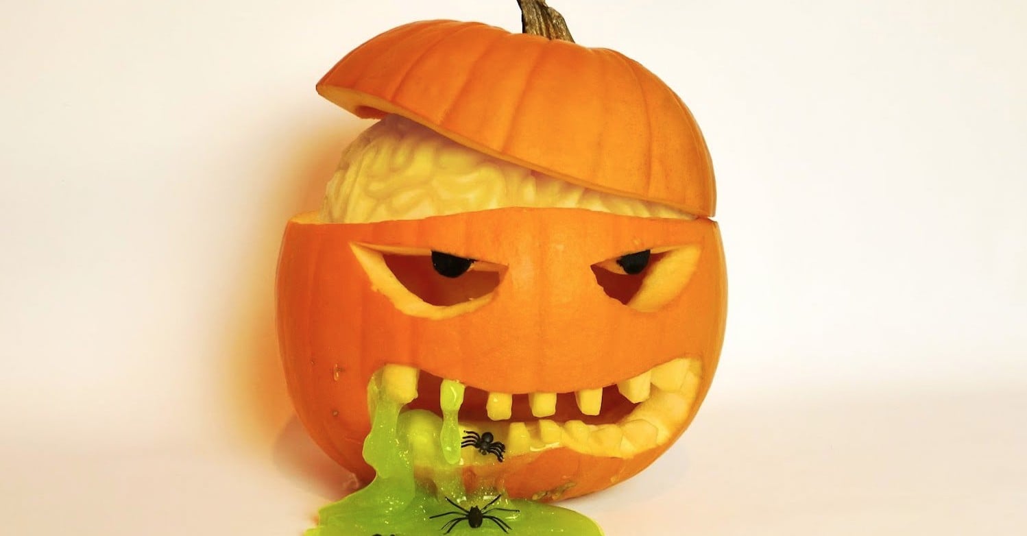 Pumpkin Carving With Brain | PS Smart Living