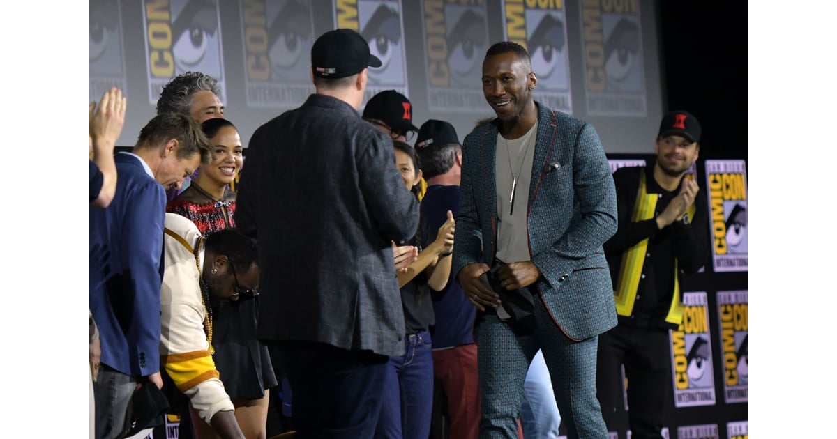 Pictured: Kevin Feige and Mahershala Ali at San Diego Comic-Con ...