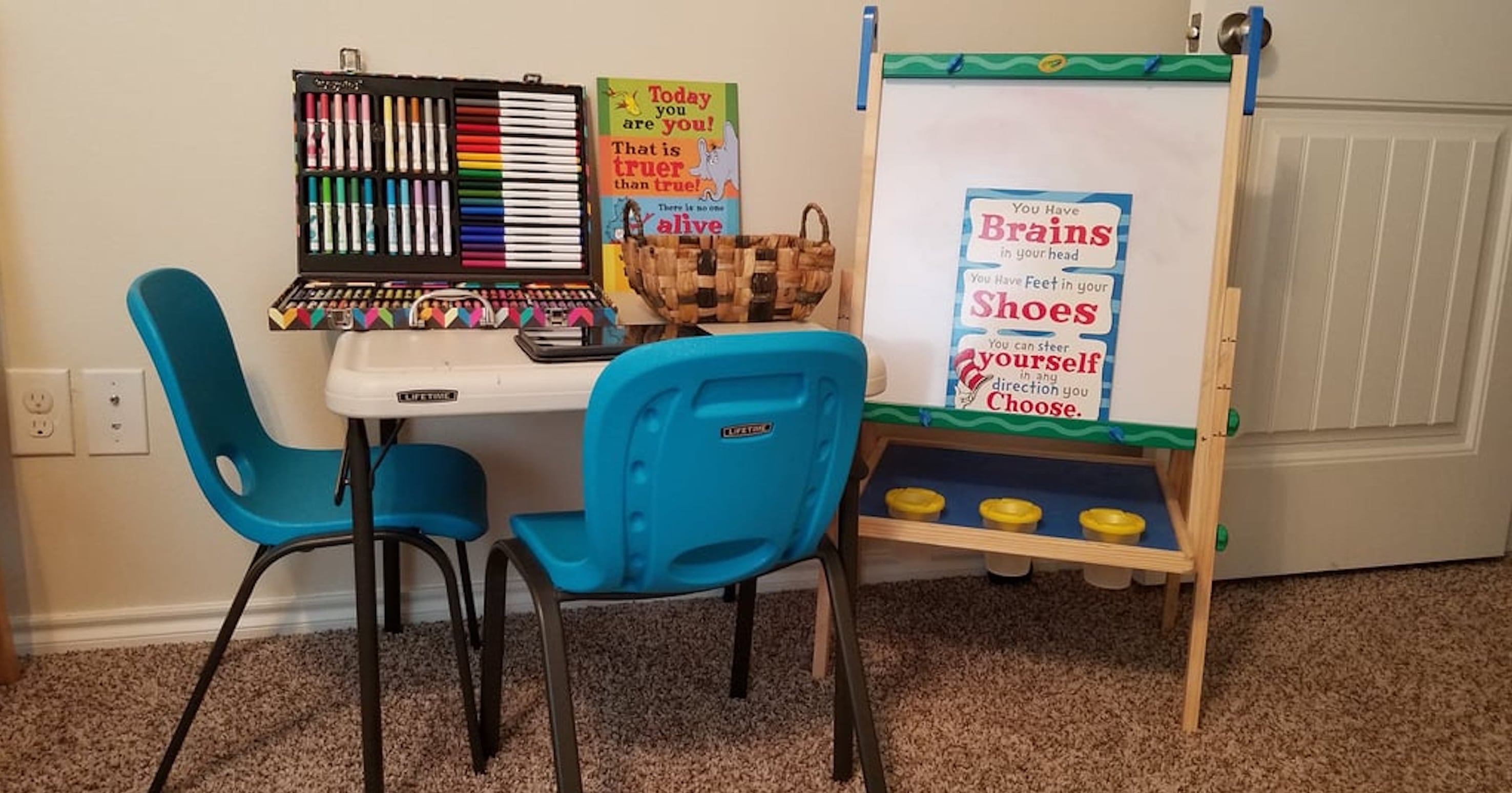 How I Set Up My Kids' School Station at Home | PS Family
