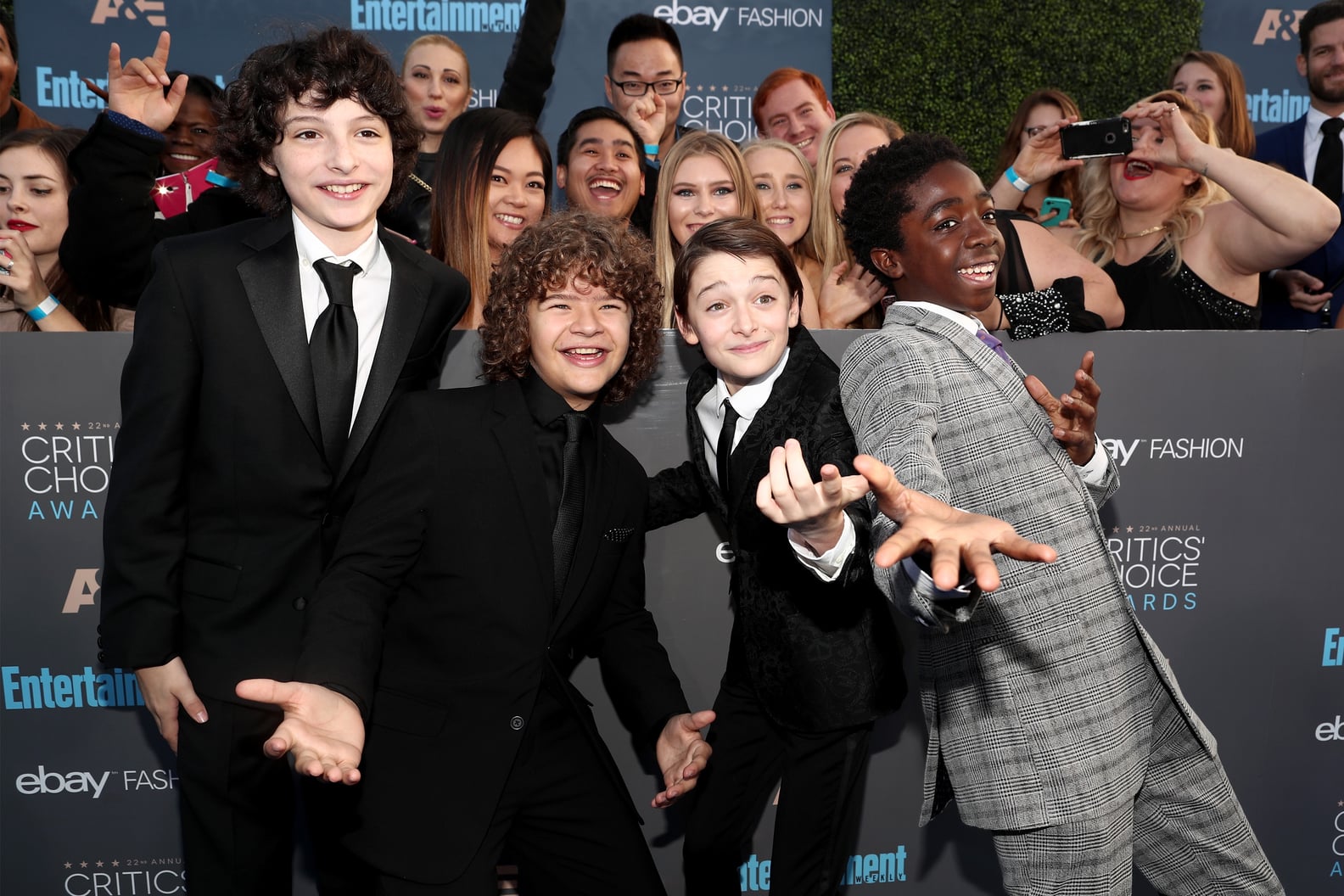 Stranger Things Cast at the 2017 Critics' Choice Awards | PS Entertainment