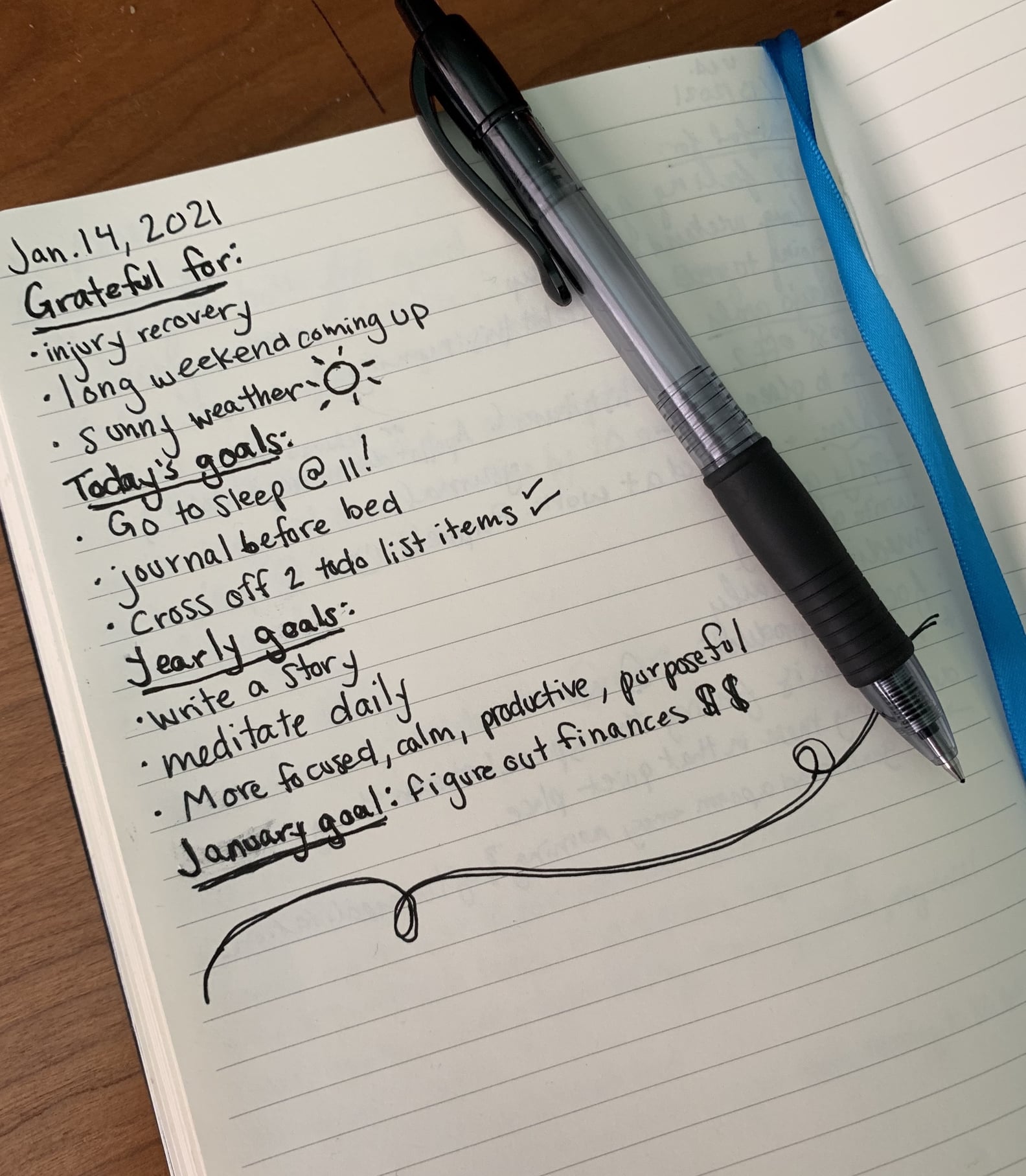 How I Journal For Gratitude and Goals | PS Fitness