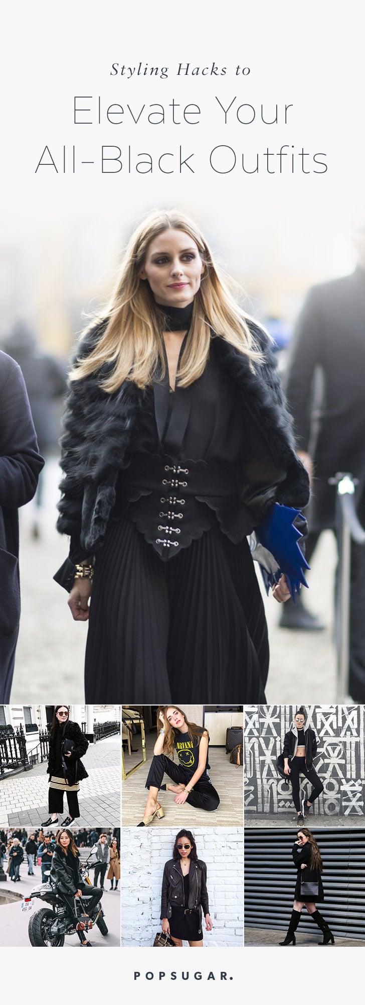 How to Make Your Black Outfit Stand Out | POPSUGAR Fashion