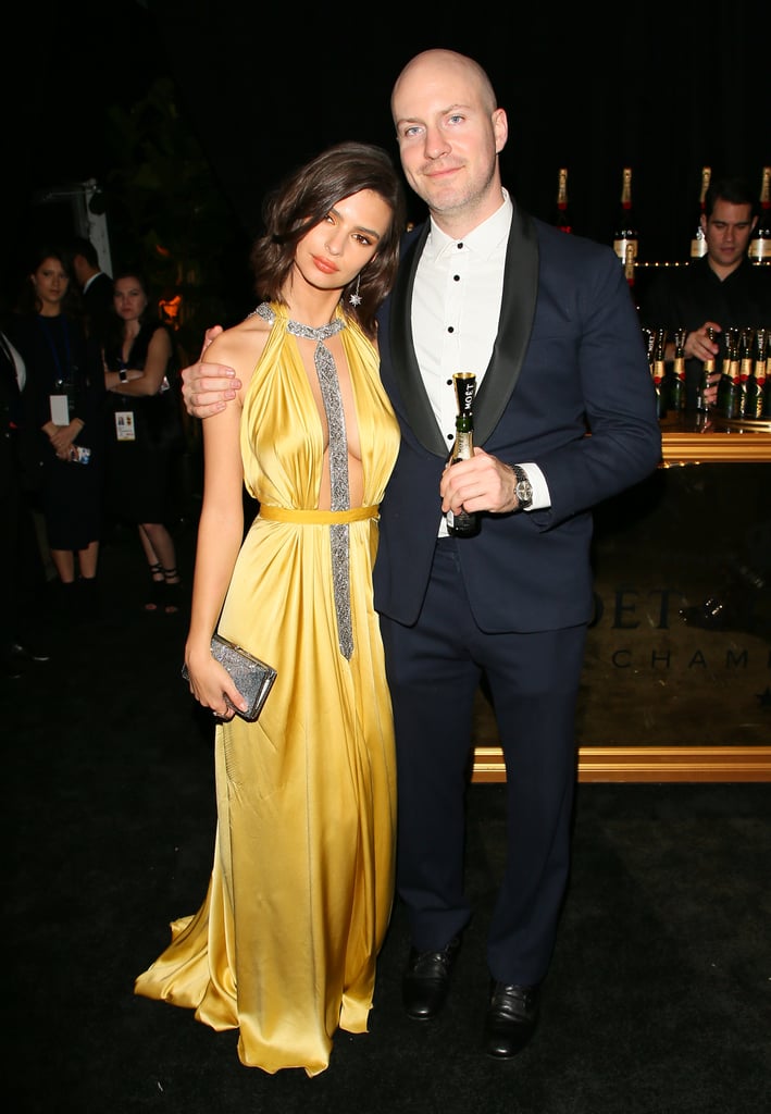 Emily Ratajkowski and Jeff Magid | Celebrity Couples at the 2017 Golden ...