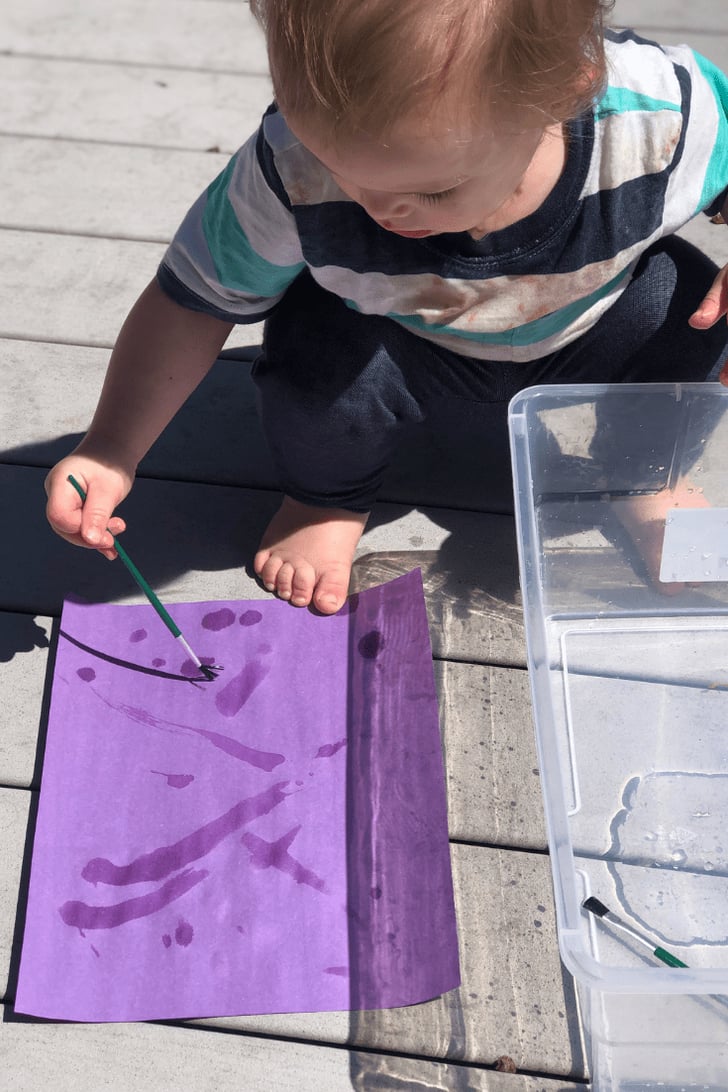 Paint With Water | Mess-Free Indoor Activities For Kids | POPSUGAR ...