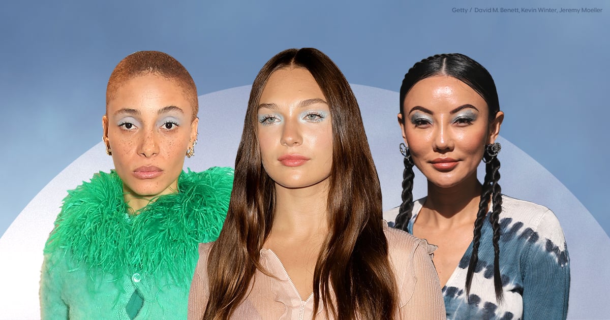 "Washed Denim" Eye-Makeup Trend For Winter | POPSUGAR Beauty