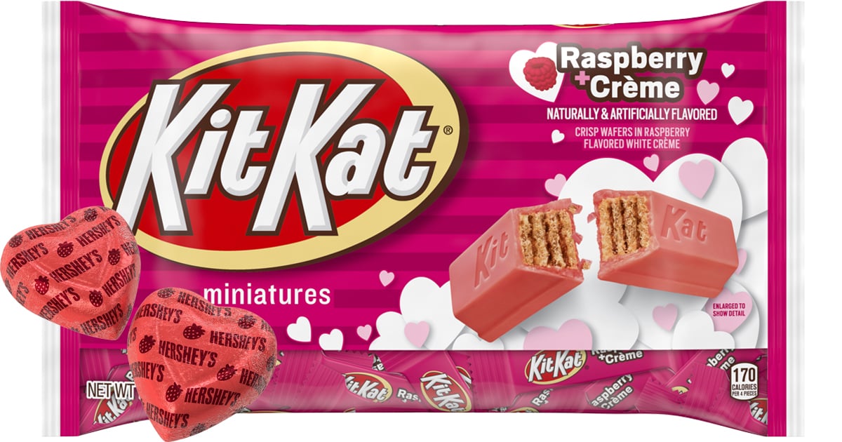 Hershey's Valentine's Day Raspberry Crème Kit Kats | 2020 | POPSUGAR Food
